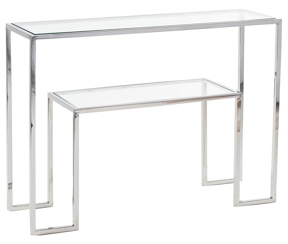 Glass Hall Table | Glass Top Console Table | CFS UK