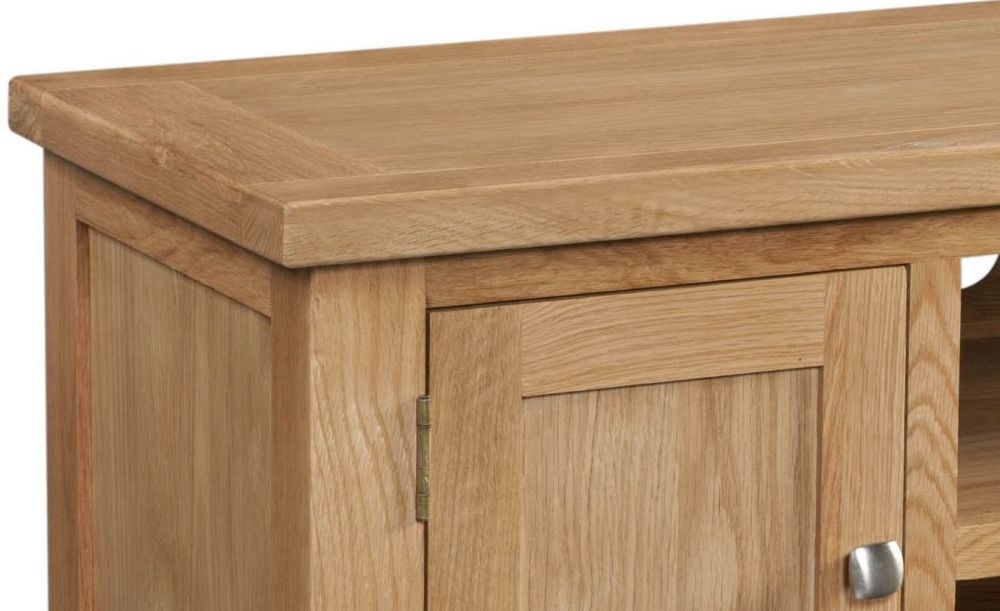 Oak TV Unit | Solid Oak TV Stand | CFS UK