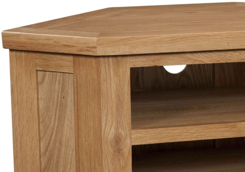 Oak TV Unit | Solid Oak TV Stand | CFS UK